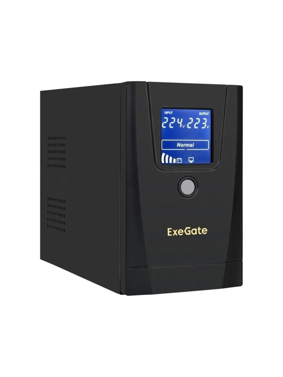ИБП ExeGate "SpecialPro" Smart EX292787RUS, черный, LCD экран, 1000 ВА/ 550 Вт