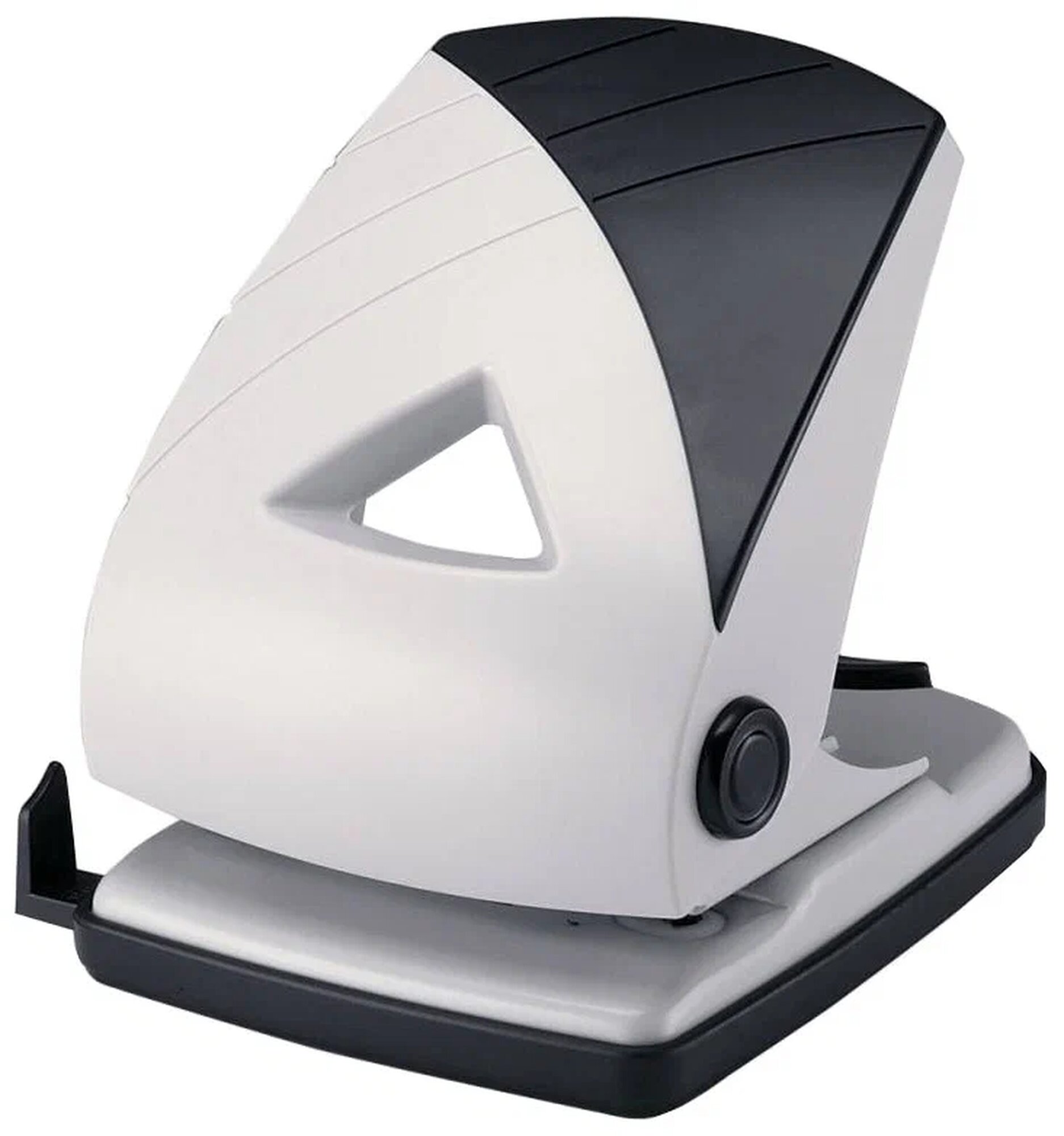 Дырокол KW-Trio BIAS 97Q0, металлический, пластиковый, 40 листов, черный