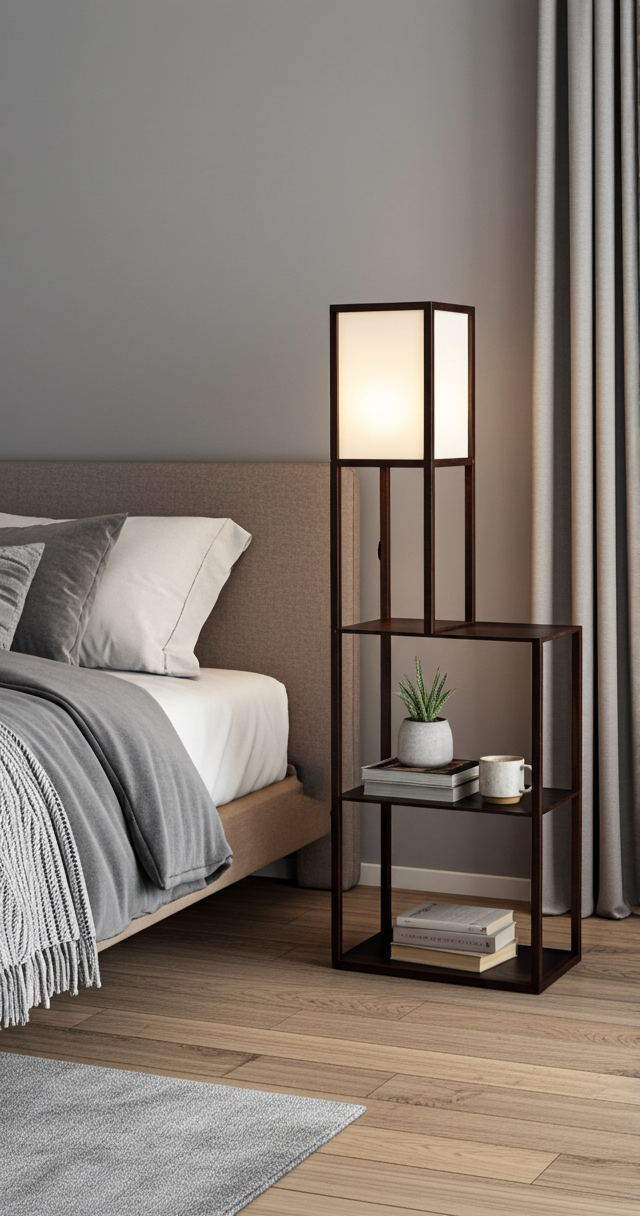 Торшер напольный PLAYWOODS с полками