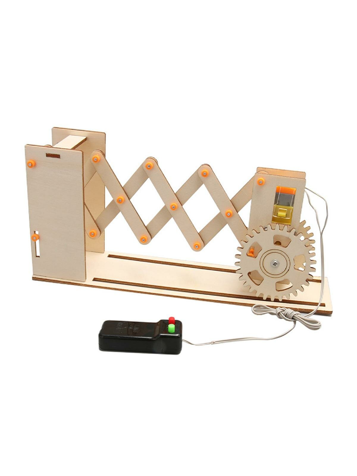 DIY Science Gismo Деревянные складные ворота безопасности Физический эксперимент стволовая игрушка