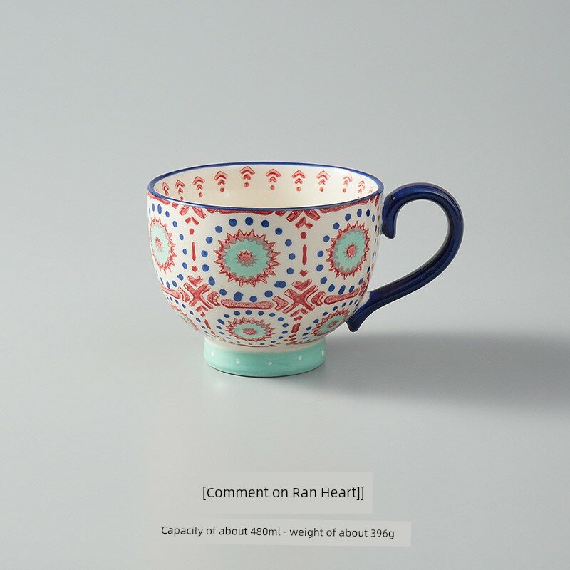 Керамическая кружка для завтрака в американском стиле, чаша для овсянки, подходит для микроволновки, для девочек, для