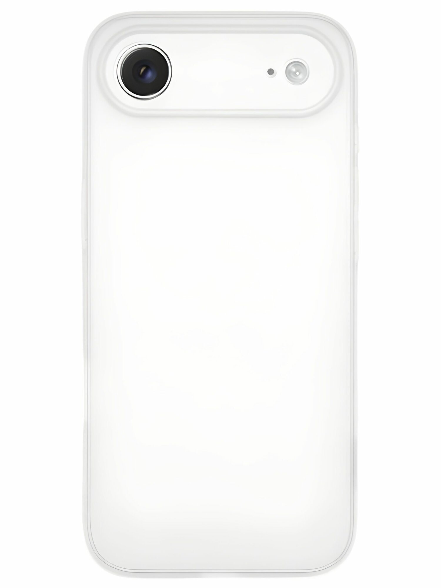 Чехол на iPhone 17 Air, Q series ультратонкий силикон, матовый-прозрачный