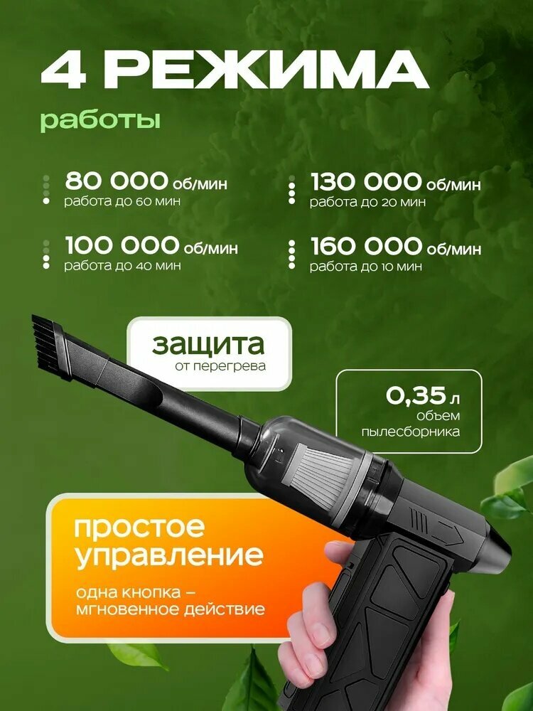 Воздуходувка портативная