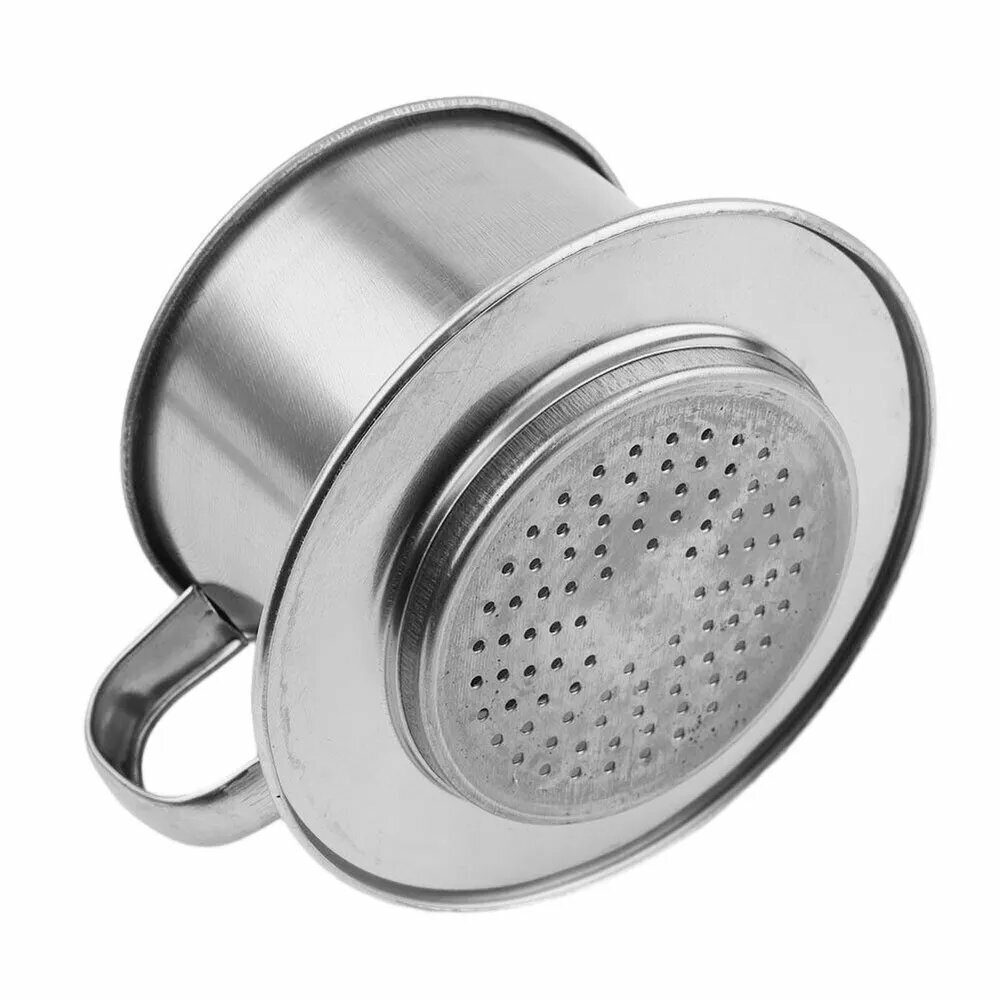 Кофеварка капельного типа из нержавеющей стали, вьетнамская, 50/100 мл.