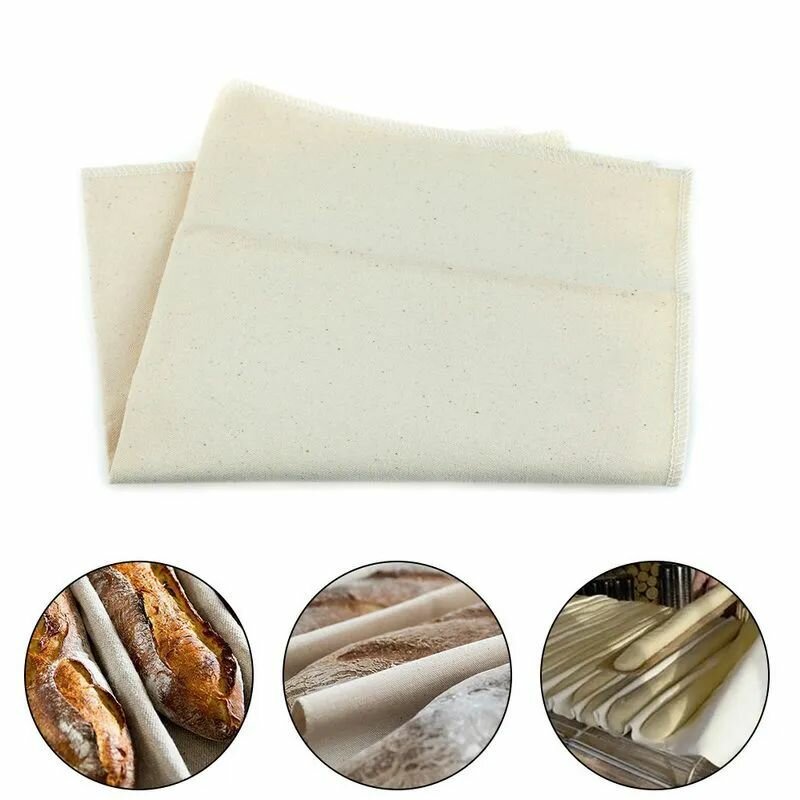 Ткань для расстойки теста Льняная ткань, 45 см х 36 см, 1 предм.