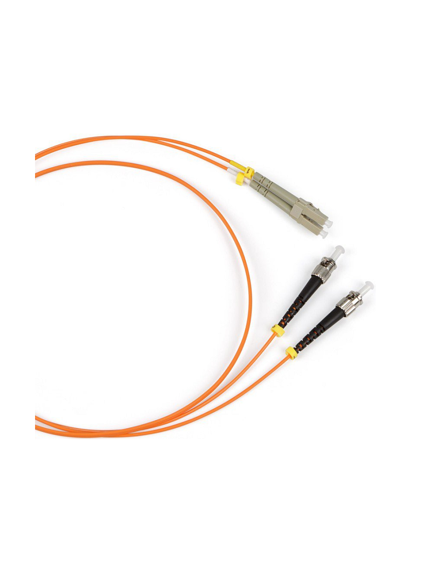 Патч-корд волоконно-оптический TopLAN DPC-TOP-OM1-LC/P-ST/P-3.0 дуплексный, LC/PC-ST/PC, MM 62.5/125, 3.0 м