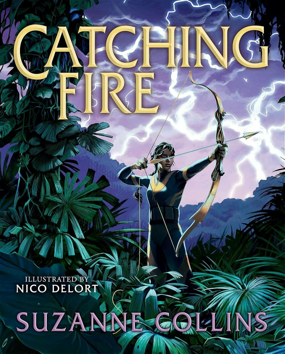 Suzanne Collins. Hunger Games: Catching Fire Illustrated Edition (Suzanne Collins) Голодные игры И вспыхнет пламя, илл. Изд (Сьюзен Коллинз) /Книги