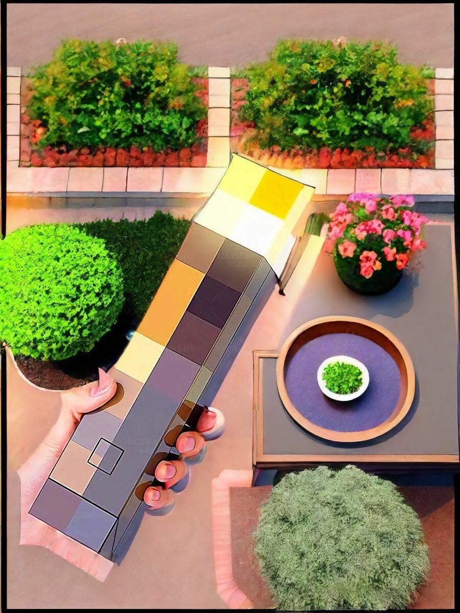 Майнкрафт/minecraft светильник пиксельный / Факел ночник, подарок для ребенка, игровая модель