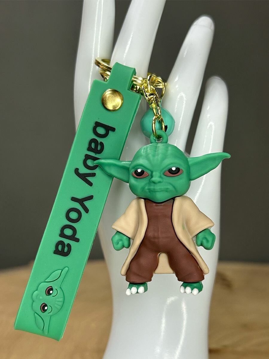 Брелок - игрушка Грогу Мандалорец Маленький Мастер Йода ( Baby Yoda) из фильма Звездные войны Star Wars