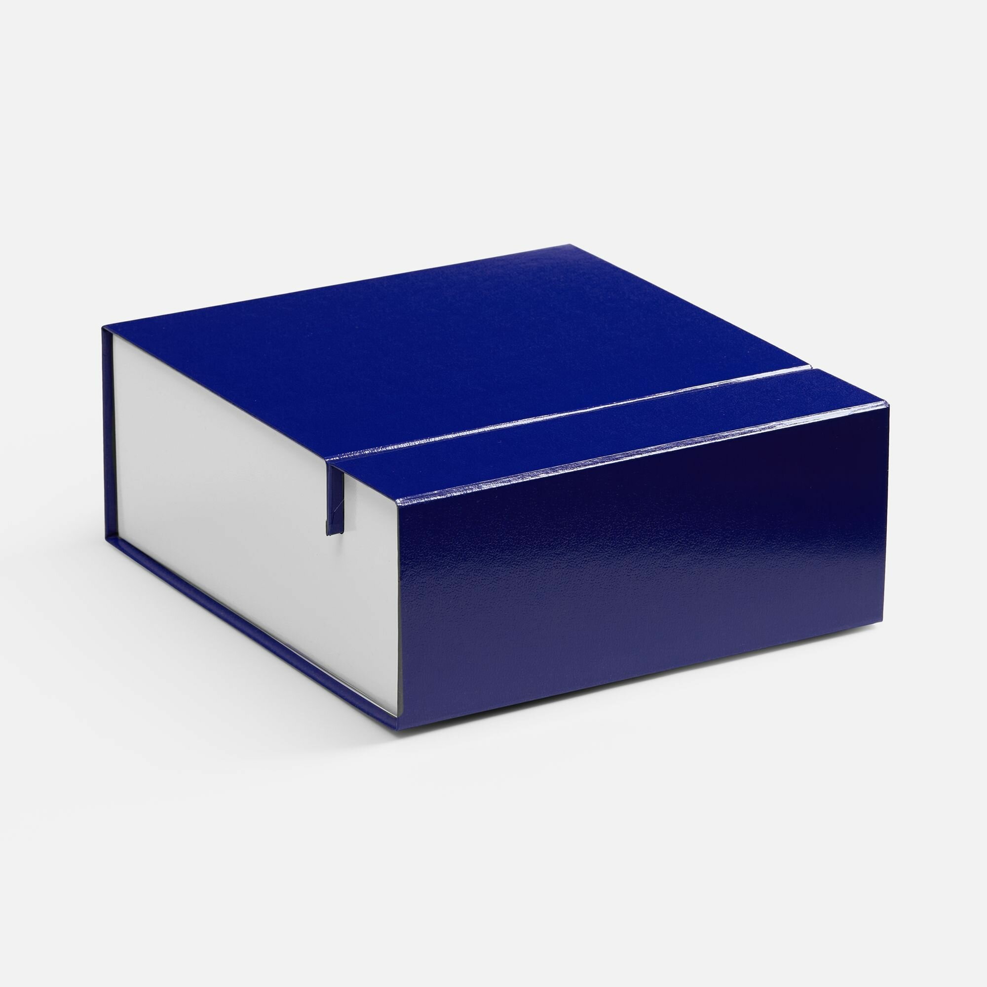 Коробка подарочная для хранения складная 26x24,2x10, синий, упаковка подарка на День Рождения на Новый год
