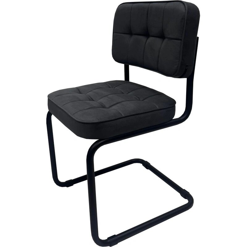 Стул КО_Сильвия комфорт РС01.00.14М велюр Neo 26 графит, каркас черный