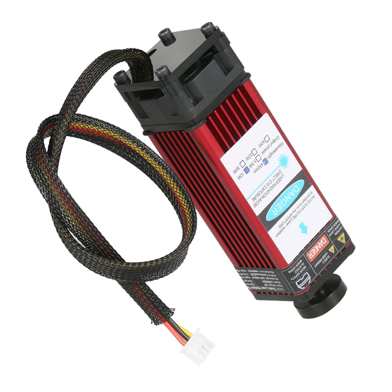 5,5 Вт лазерный модуль 450 нм гравировщик лазерная головка регулируемая фокусная расстояние высокая точность Гравировка пластиковая кожа