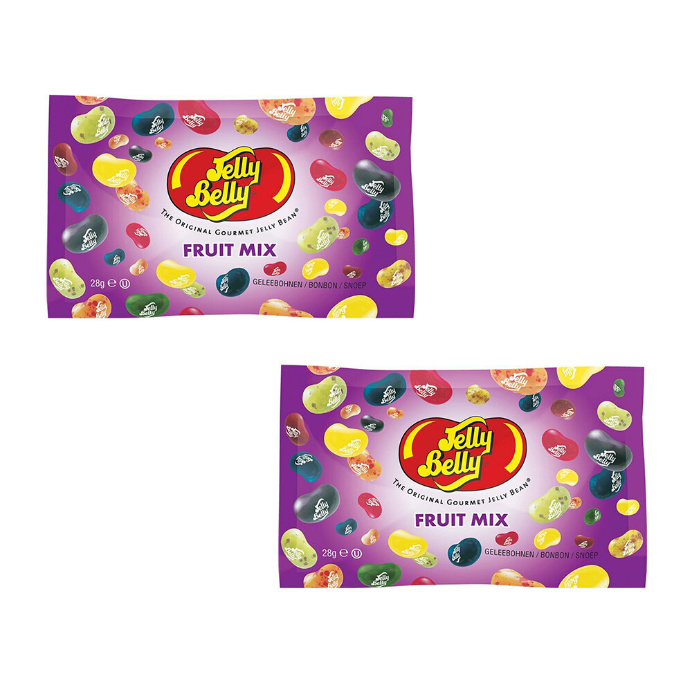 Конфеты Jelly Belly фруктовое ассорти Fruit Mix, 2 шт. по 28 грамм