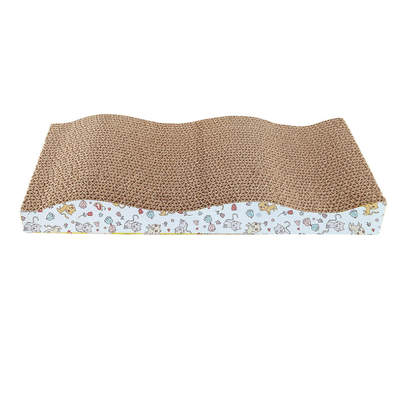 Доска для царапанья животных с креслом-каркасом из картона Catinp, подставка для царапанья, гофрированная/изогнутая/плоская/형ой S конструкция, выбор варианта дизайна