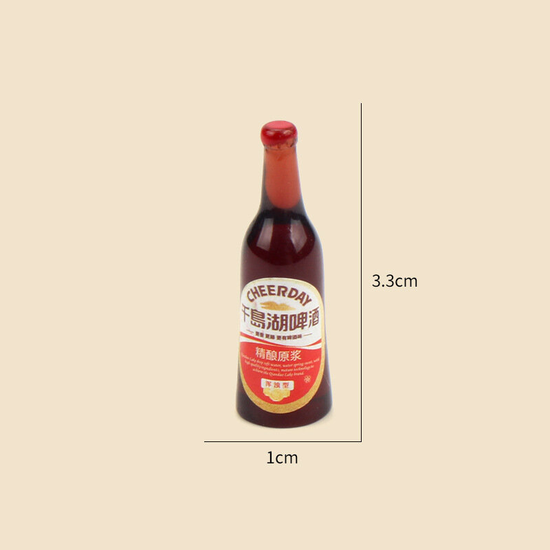 Имитация пивной бутылки, игровые домики, кукольный домик, мини-миниатюрные игрушки для еды, аксессуары для