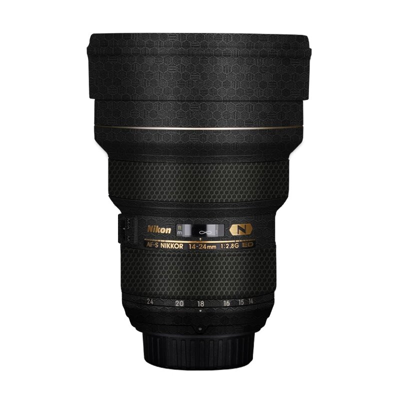 Защитный чехол для объектива Nikon AF-S 14-24mm f/2.8G в цвете Пчелиный воск черный с премиум-защитой