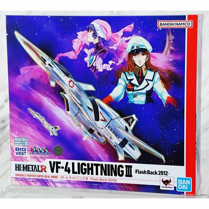Экшн-фигурка Figure-rise HI-METAL R VF-4 LIGHTNING III Flash Back 2012 , модель движущегося персонажа, ограниченным.