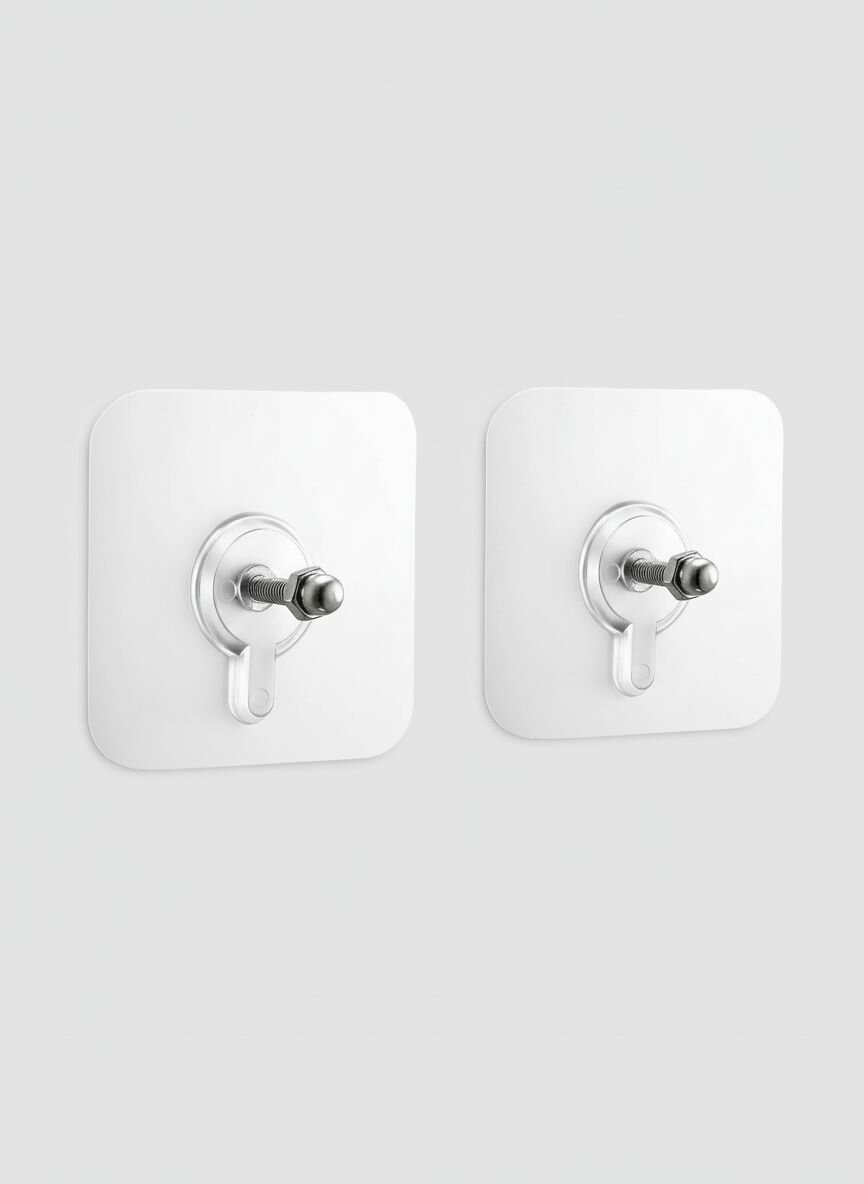 2 шт. Крючок настенный без сверления, самоклеящийся прозрачный, держатель для картин и полок, крепление на стену