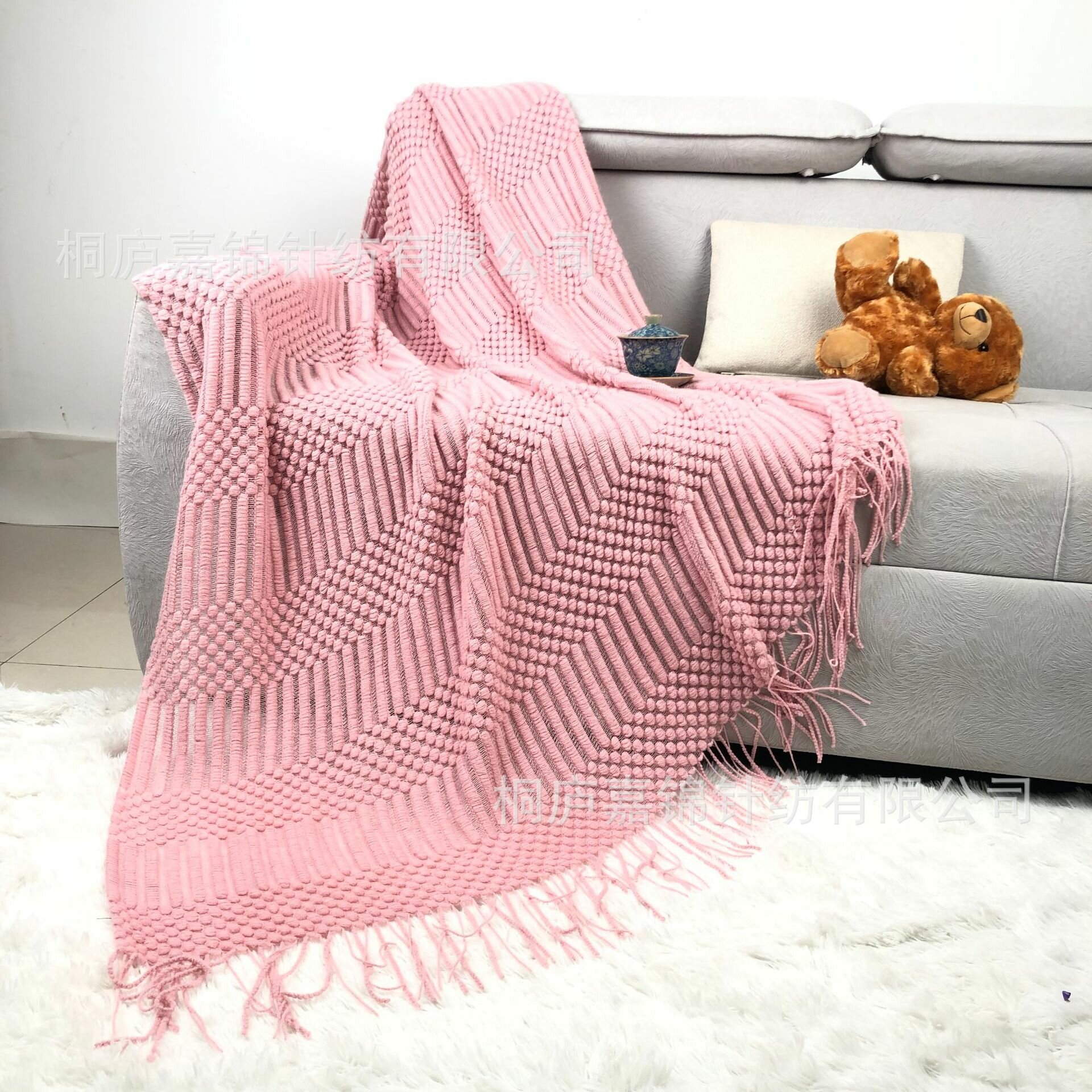Легкое роскошное диванное одеяло, плед, вязаное одеяло, офисное одеяло, одеяло для сна, покрывало для кровати, односпальное одеяло
