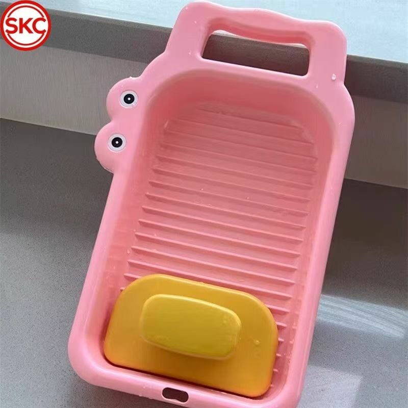 Тазик для стирки со встроенной стиральной доской, для белья и носков