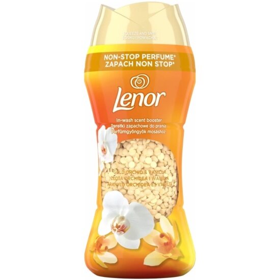 Кондиционер-ароматизатор для белья Lenor Gold Orchid Золотая Орхидея, в гранулах, парфюмированный, 195 г