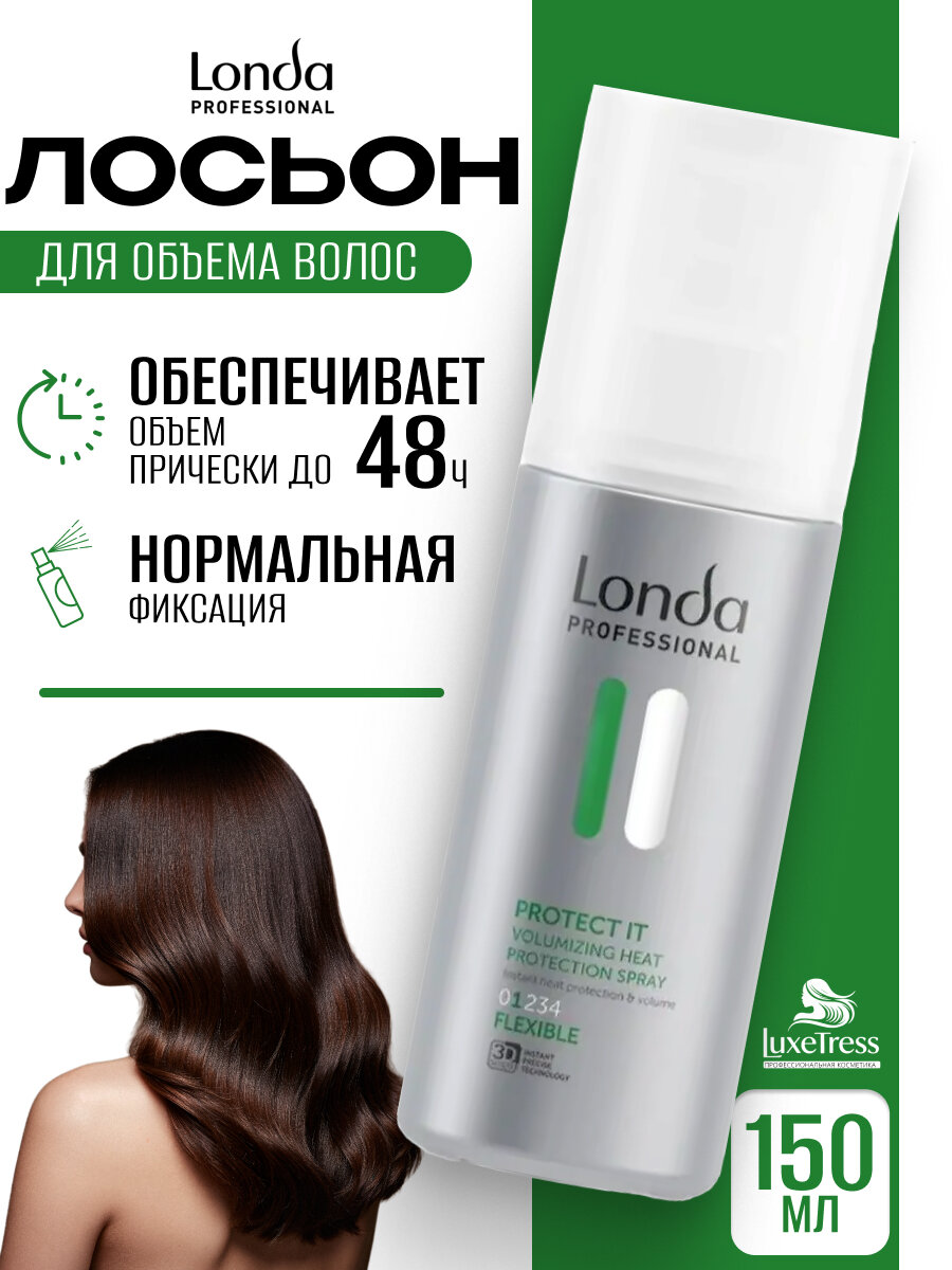Теплозащитный лосьон для придания объема PROTECT IT нормальной фиксации Londa Professional, 150 мл
