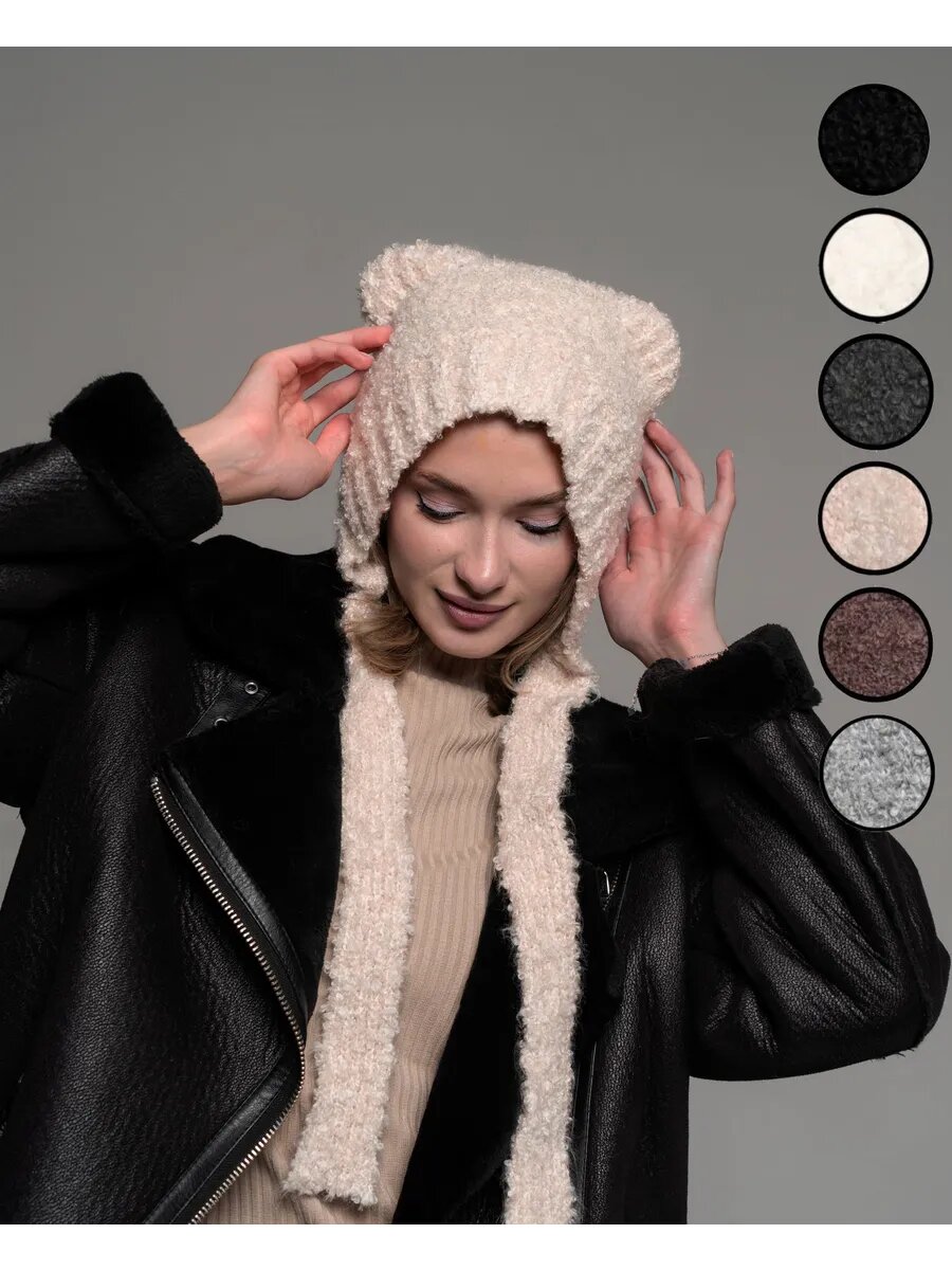 Шапка осень - зима 2025 - 2026 для девочек и женщин