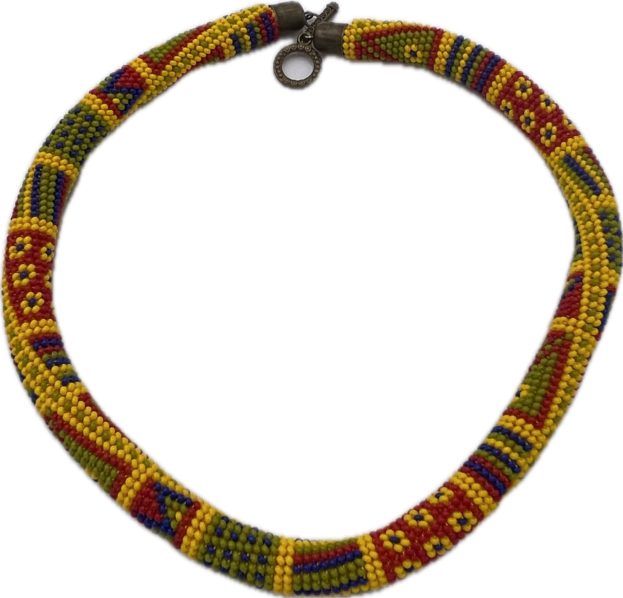 Колье, бисер