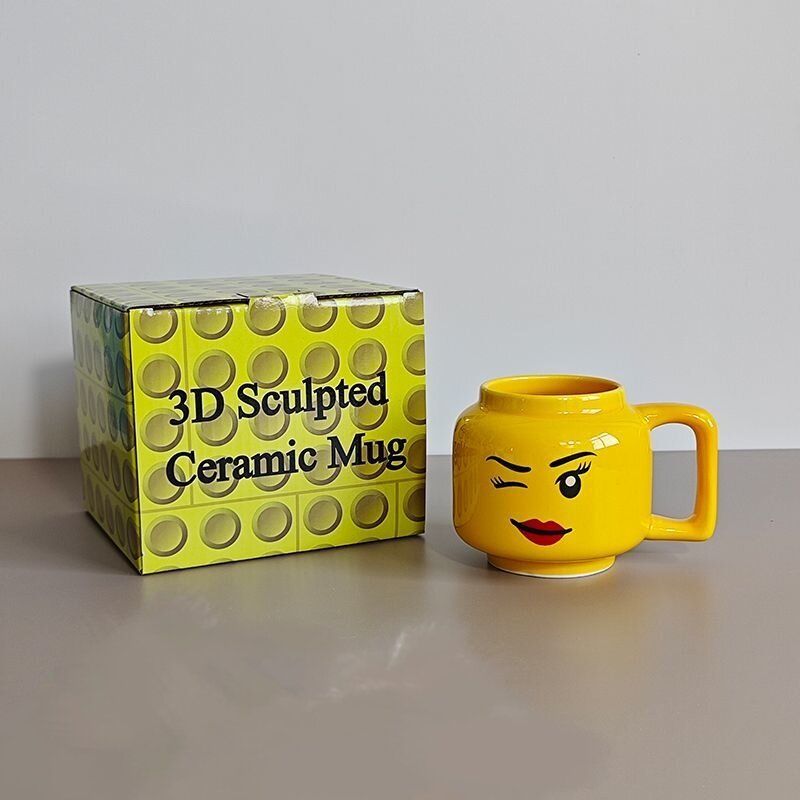 Кружка "Lego Женщина" DB HOMME , керамика, 450мл, для СВЧ и посудомойки