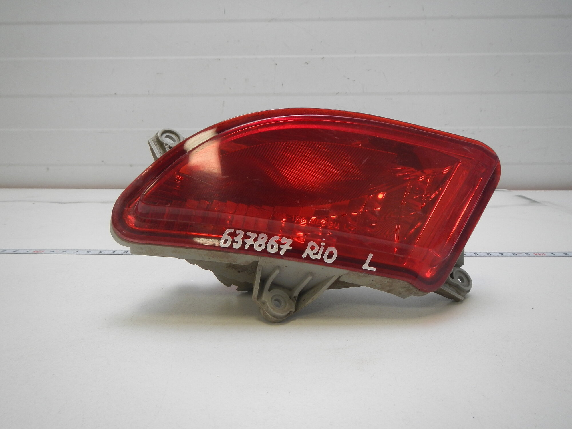 Б/У Фонарь задний противотуманный левый, KIA (Киа)-RIO (05-11) KIA RIO (05-11) Царапины. 637867 Hyundai-KIA арт. 924051G600