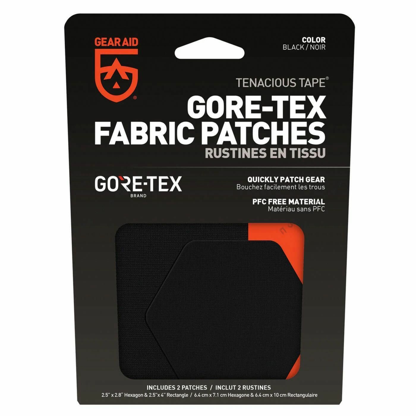 Клейкие заплатки Tenacious Tape GORE-TEX Fabric Patches (Gear Aid)
