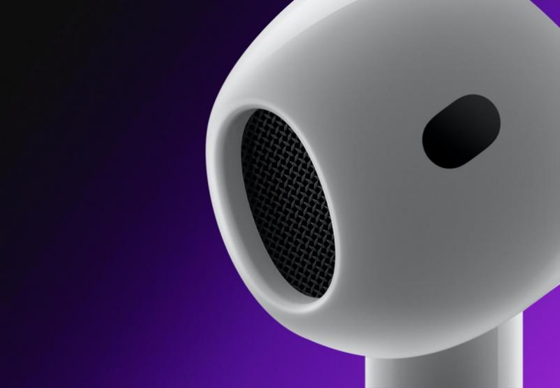 Наушники Apple Airpods 4 ANC 2024 с Беспроводным Зарядным Футляром White