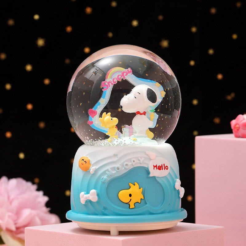 Креативный музыкальный шар с кристаллами, фонарь, снежинка, водяной шар, подарок на день рождения для девочки, сувенир, украшение, оптовая фабрика