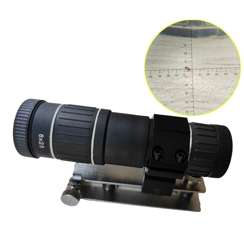 8x Крестообразный однотрубный телескоп с высоким увеличением HD, регулируемый вверх-вниз, влево-вправо, для наблюдения за совами и птицами, 7x прицел, 10 современных