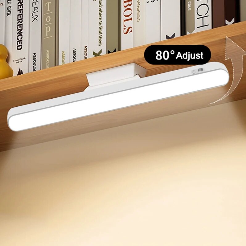 Светодиодный светильник для шкафа с сенсорным датчиком, беспроводной USB-под шкафом, ночник 32 см для кухонного шкафа, спальни, шкафа, внутреннее освещение