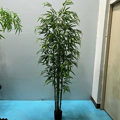 Искусственный бамбук, декоративная ширма, искусственное растение, орнамент для ландшафтного дизайна, горшечное растение, искусственный цветок, высокая симуляция зеленого растения, новый китайский стиль