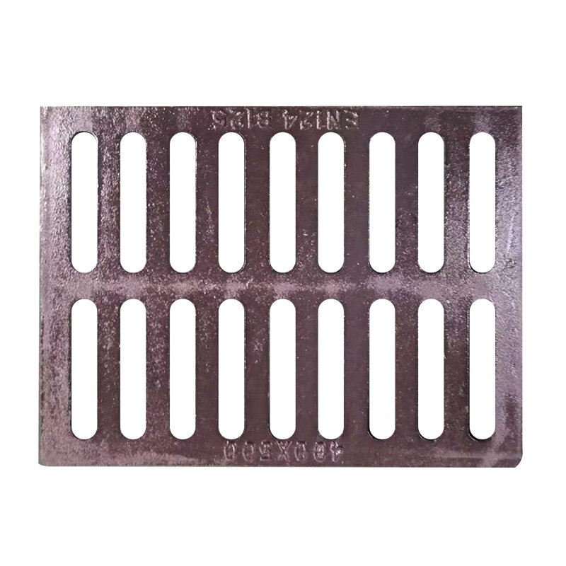 В наличии решетка для дождевой воды из ковкого чугуна, дренажная решетка, поперечная решетка, набор чугунных решеток, квадратная одинарная решетка