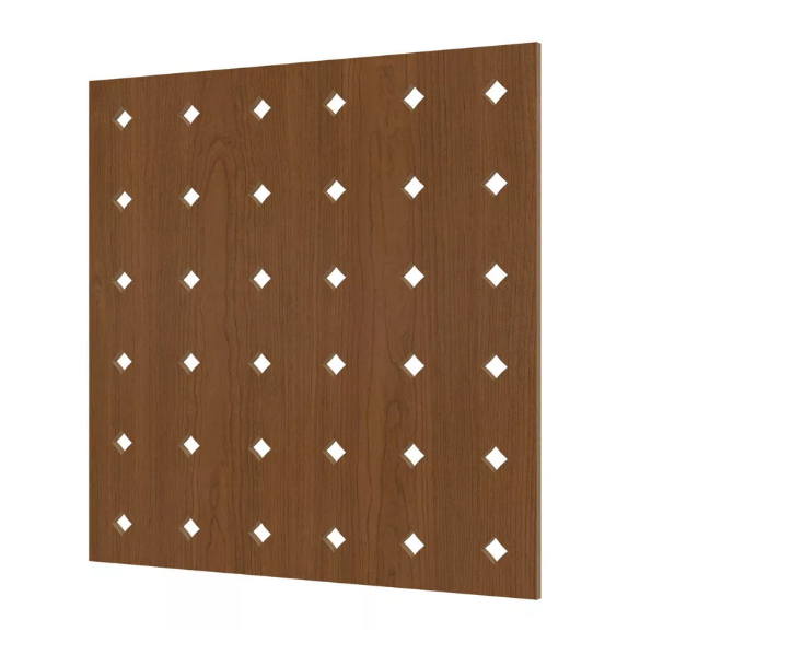 Перфорированная Панель Cosca Абако Орех Ш780хВ1400 мм / Коска.