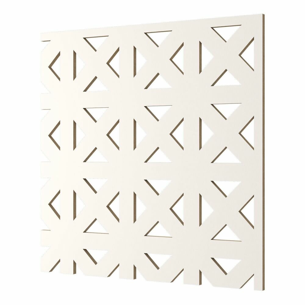 Перфорированная Панель Cosca Эленико ХДФ Белый Ш600хВ1200 мм / Коска.