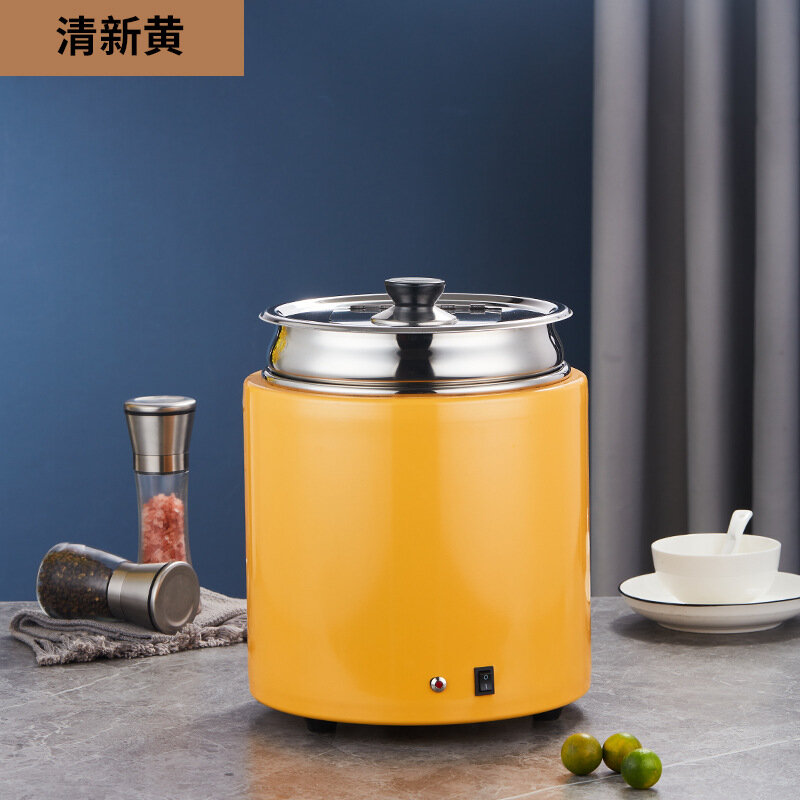 Электронный теплый супник, не требующий воды, из нержавеющей стали, изоляционный ведро, электрический супник, супник самообслуживания, супник с постоянной температурой, супник для завтрака, супник для каши