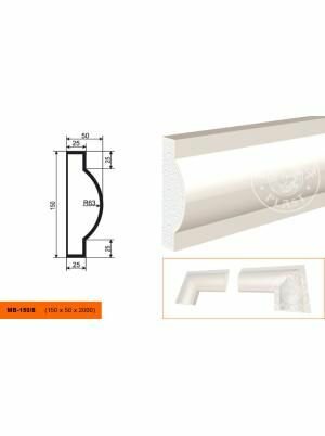 Фасадный Молдинг Lepninaplast MB-150/8 В150хШ50хД2000 мм / Лепнинапласт