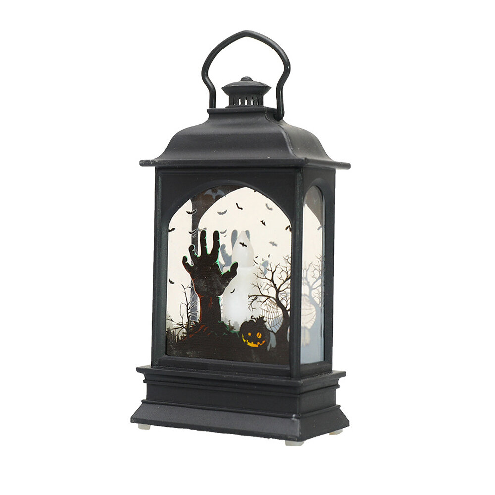 Светодиодная лампа-освещение для праздников Светодиодная свечка Ночное освещение для праздника Хэллоуин Украшение Подарок Материал: ПВХ+Светодиод Цвет: Черный Стили: 7 стилей (по выбору) Питание: 3 * батарейки типа AG13 Размер: Стили 1/2/3: 130*70*35мм,