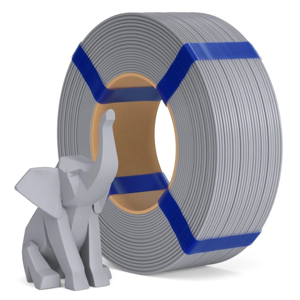 ELEGOO PLA нить чёрная 1.75 мм 1 кг Grey 1KG