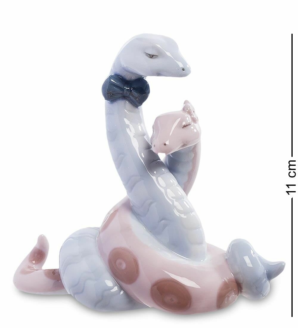 Фигурка настольная Пара змей (Pavone) A1965130 Pavone, Фарфор, в подарок