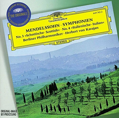 Компакт-диск MENDELSSOHN: Symphonien Nos.3 + 4. Karajan (1 CD)