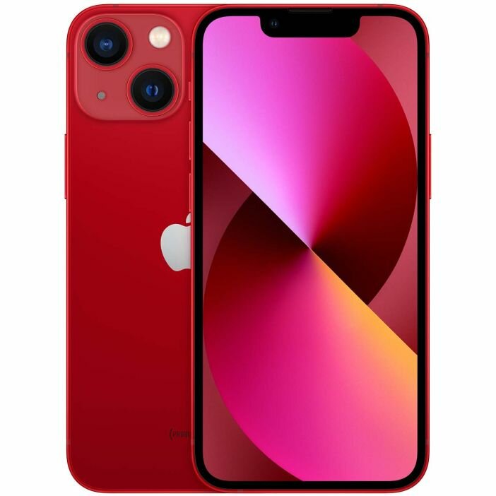 Смартфон Apple iPhone 13, 256GB, Red (Красный), Face ID, NFC, Bluetooth 5.0, LTE