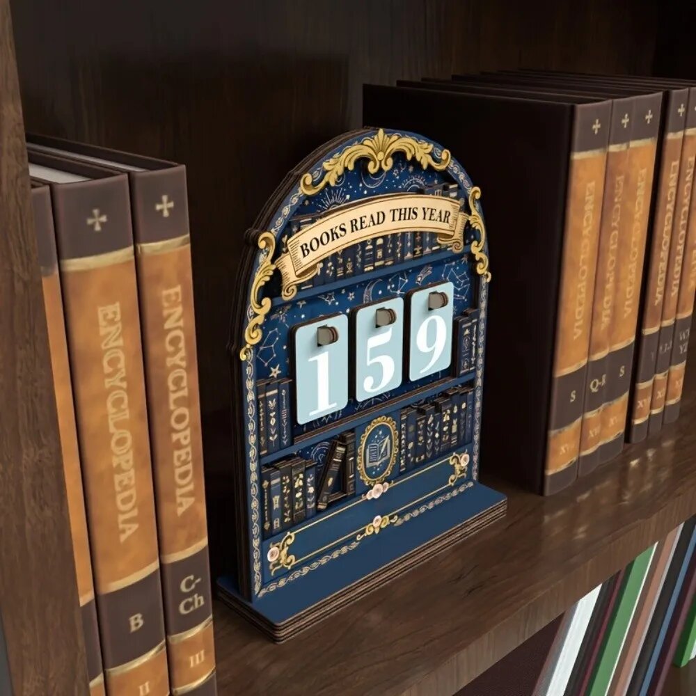 Счетчик чтения Books Read This Year, синий, цвет A — фото 1