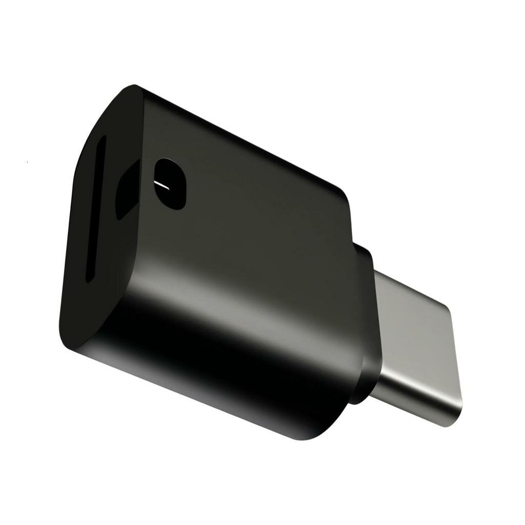 Кардридер Type C - MicroSD с брелоком, Черный