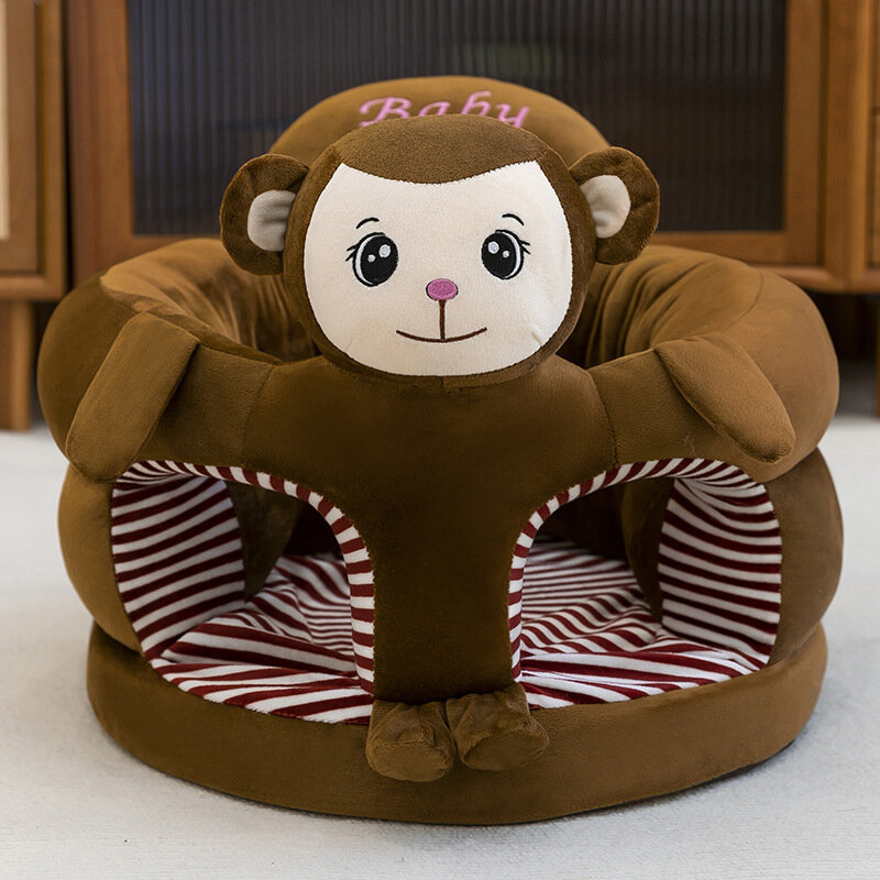 Детский диванчик с защитой от падения, артефакт для обучения сидению, увеличенный и утолщенный татами, мультяшный, для детей от 3 до 12 месяцев, высокий стульчик