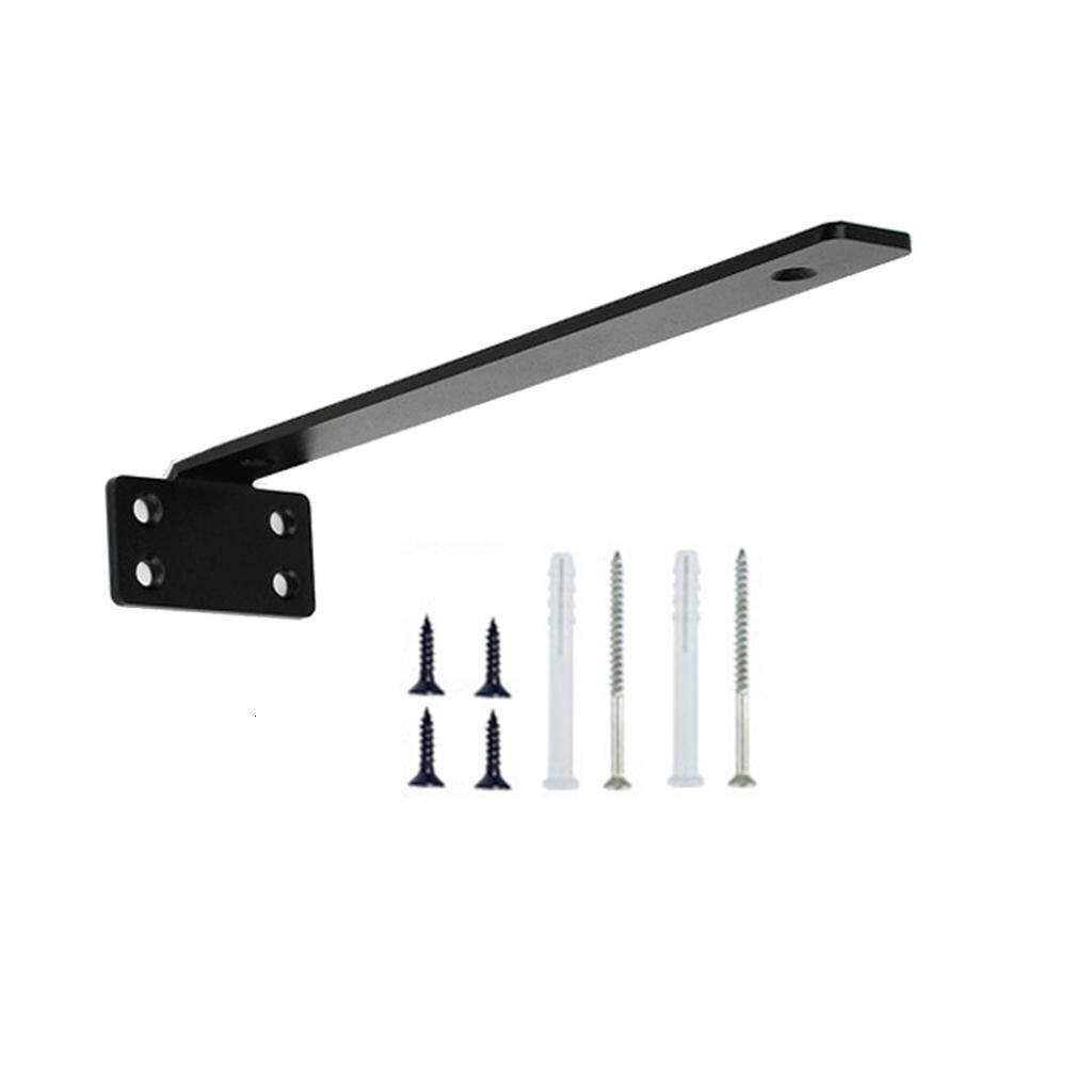 Несущие кронштейны L-образные из углеродистой стали, 10-дюймовый черный